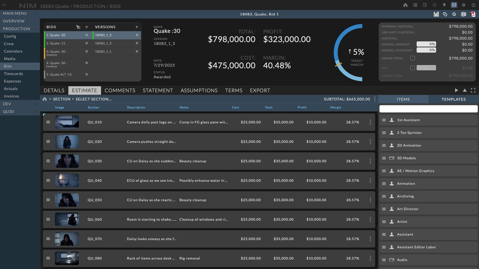 NIM Labs Launches NIM 6.0 to Supercharge the Bidding Process for Creative Studios - NIM Labs
